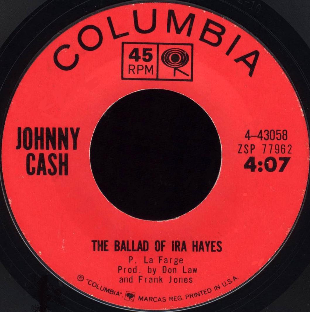 The Ballad Of Ira Hayes - Johnny Cash Testo della canzone